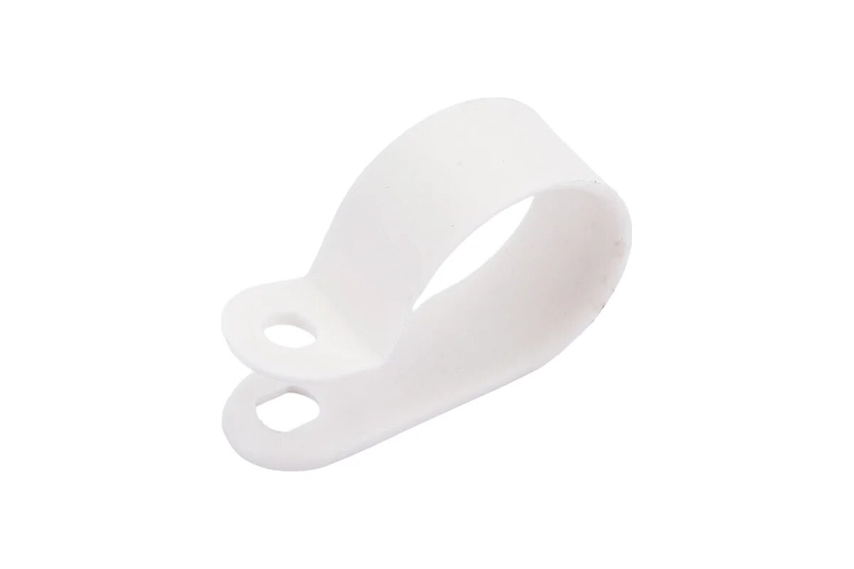 REXANT Кабельная скоба под винт 20 мм, белая, упаковка 50 шт, 07-4420