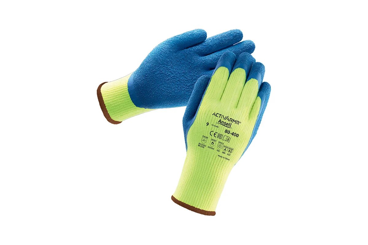 Ansell Перчатки от механических повреждений, зимние ActivArmrPowerflex 80-400-10
