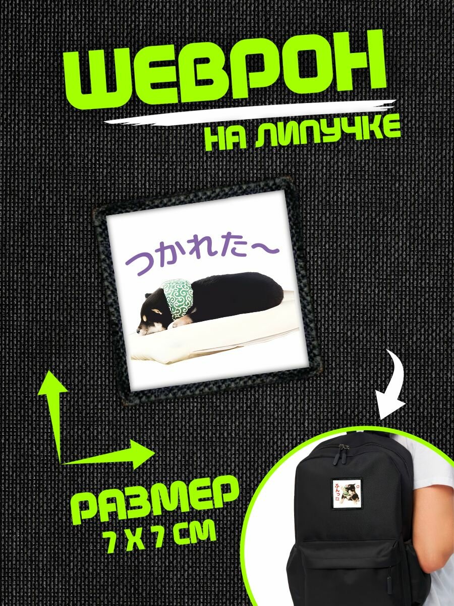 Шеврон на липучке нашивка Собака