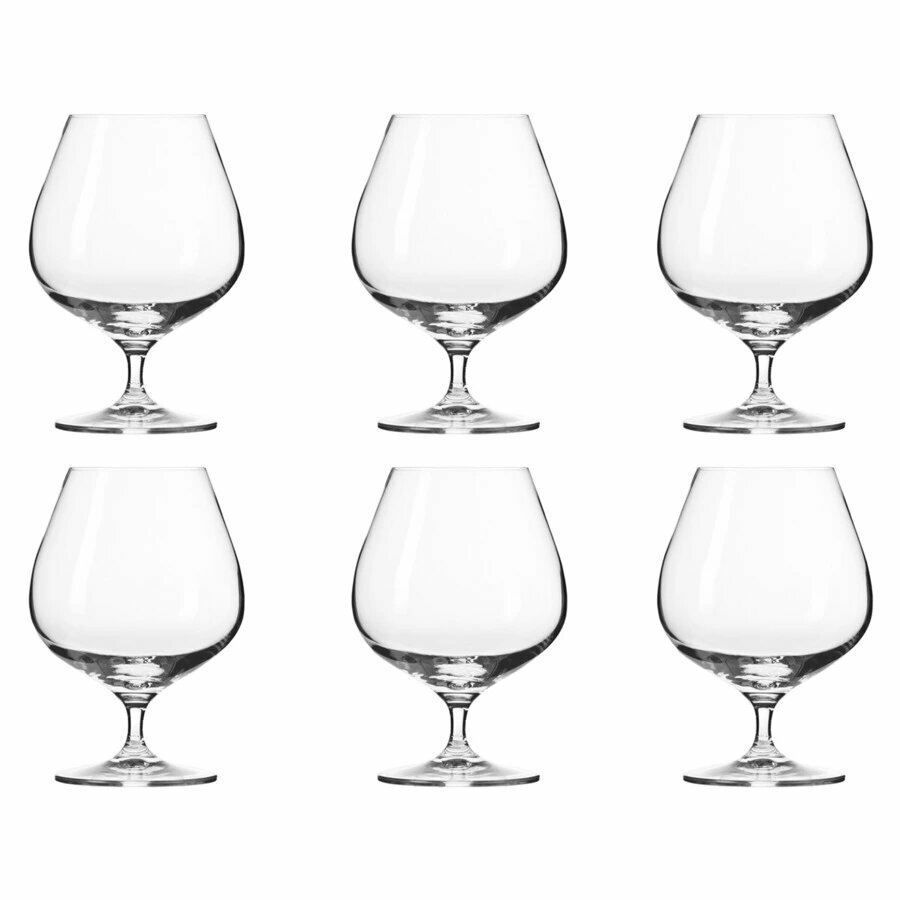 Набор бокалов для коньяка Krosno Гармония 550 мл, 6 шт