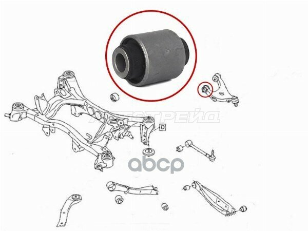 Сайлентблок рычага Subaru Forester 07-19 / Impreza 07-14 Sat арт. ST-20252-XA01A-BU