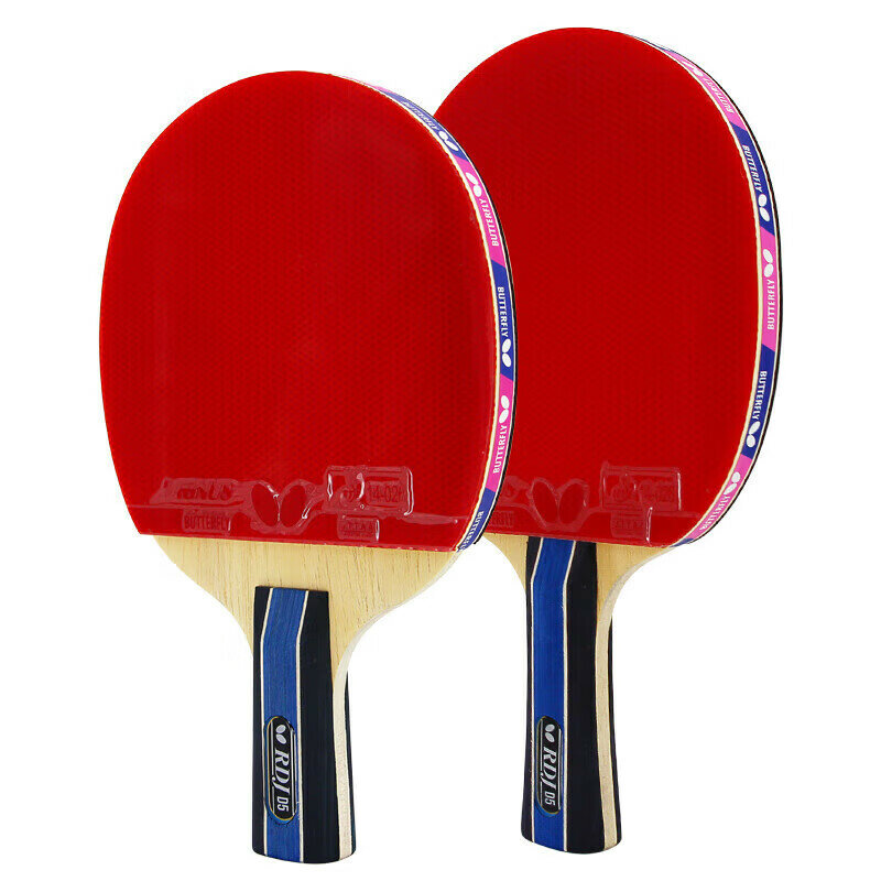 Ракетка Butterfly LS Table Tennis Racket D5, цвет красный, черный
