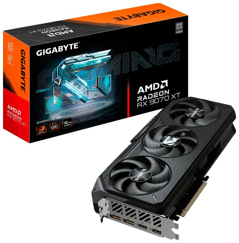 Видеокарта Gigabyte Radeon RX 9070 XT GAMING OC (GV-R9070XTGAMING OC-16GD)
