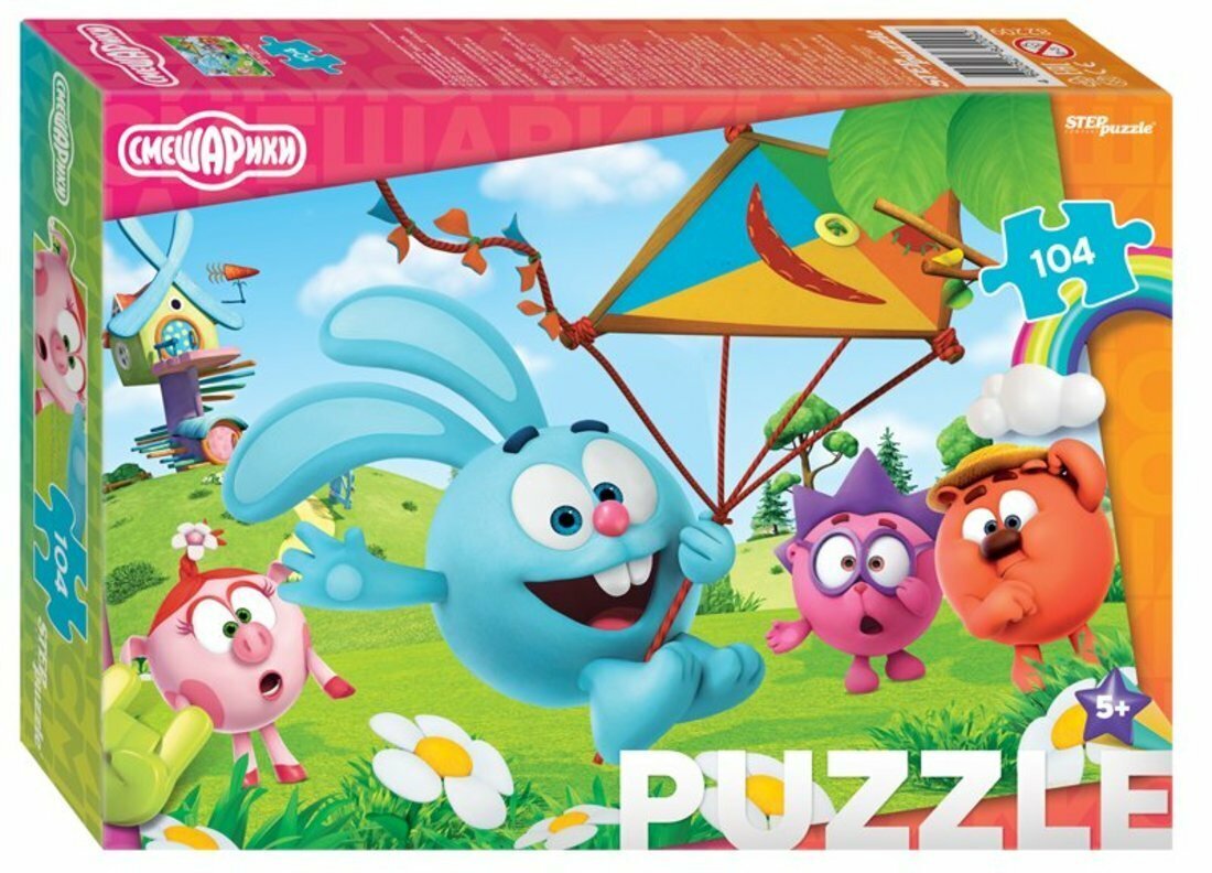 Пазлы Step Puzzle "Смешарики", 104 элемента (82209)