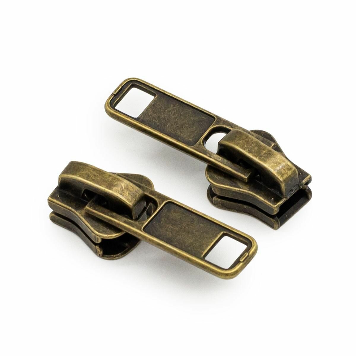 Слайдеры для молнии айрис A/L, для типа трактор, Т8, цвет Антик, HHP-0114, 20 шт