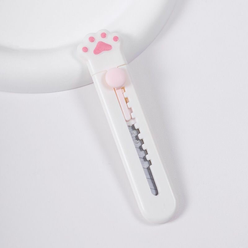 Канцелярские принадлежности, Оптовая продажа, милый карманный мини-нож в виде кошачьей лапы