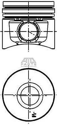 Поршнекомплект Deutz BF 3L 1011 d.91.0 STD (0427 1974)