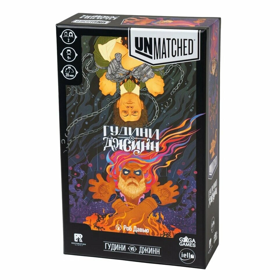 Настольная дуэльная игра GaGa Games Unmatched: Гудини vs Джинн GG358