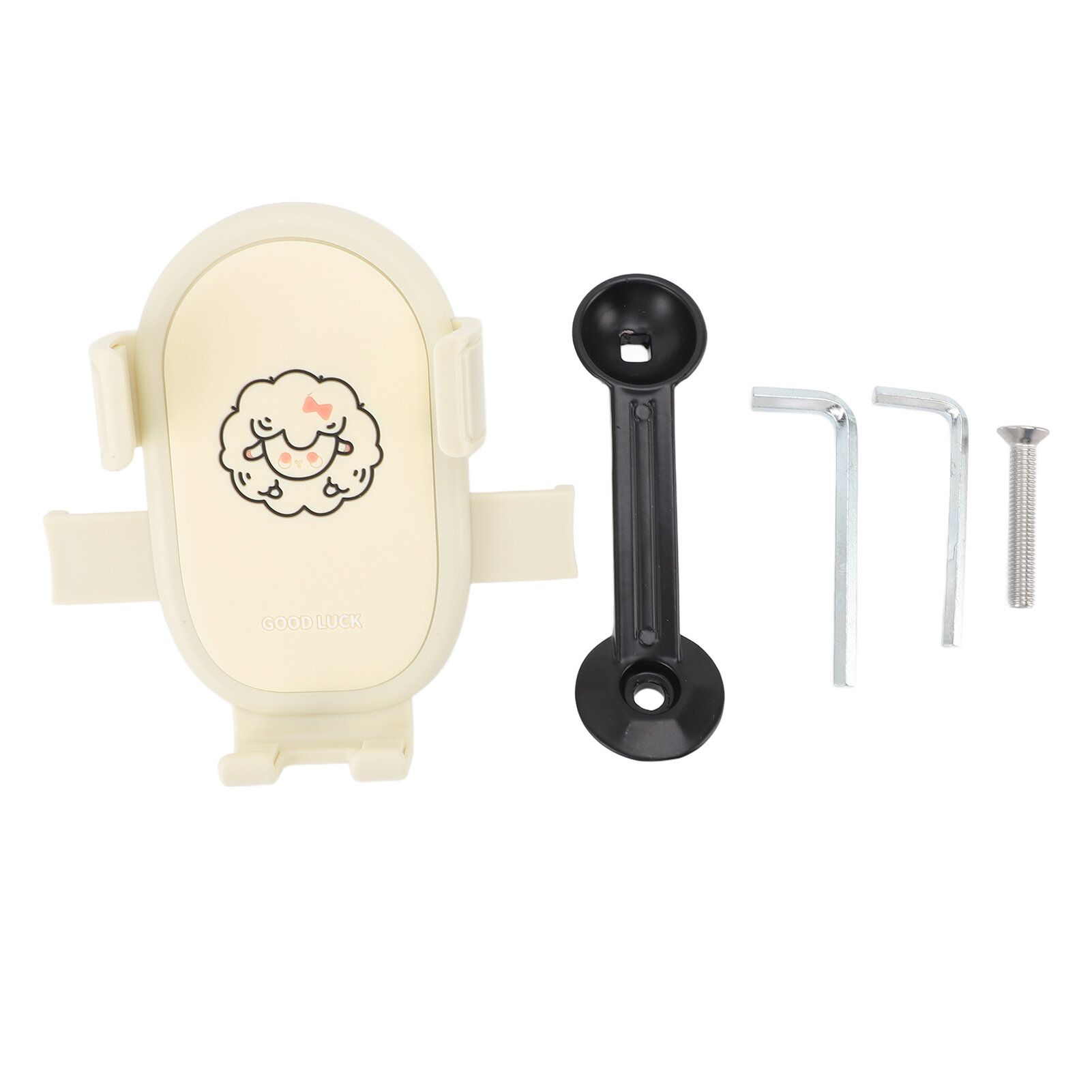 Держатель для телефона на руль мотоцикла с симпатичным рисунком, быстросъемное крепление для телефонов с диагональю экрана 4,7-7,1 дюйма.