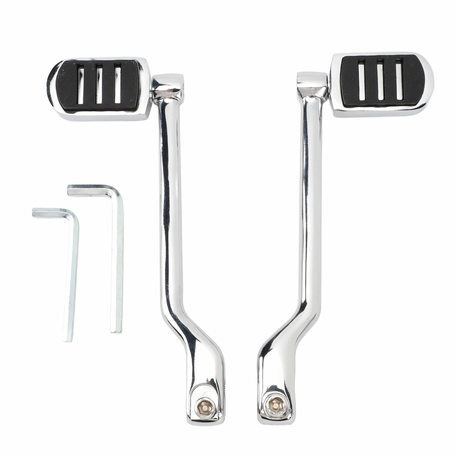2 хромированные подножки переключения передач, цинковый сплав, для мотодельтаплана