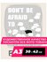Dont be afraid не бойся A3, матовая фотобумага премиум качества