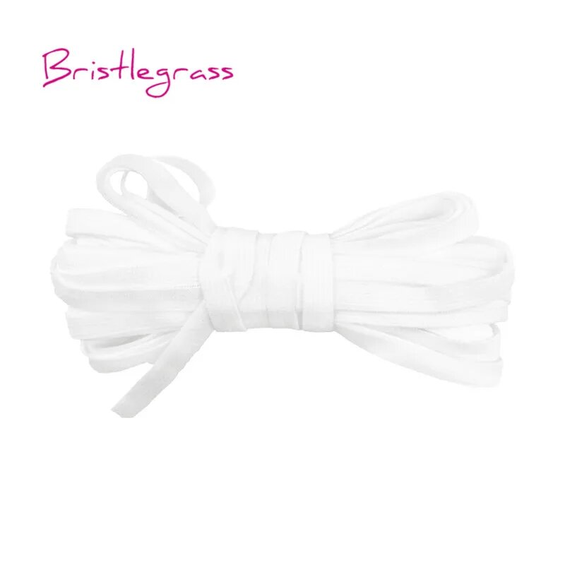BRISTLEGRASS Резинки для вязания 6 мм 5 ярдов Белый, Off White, 10 Yards