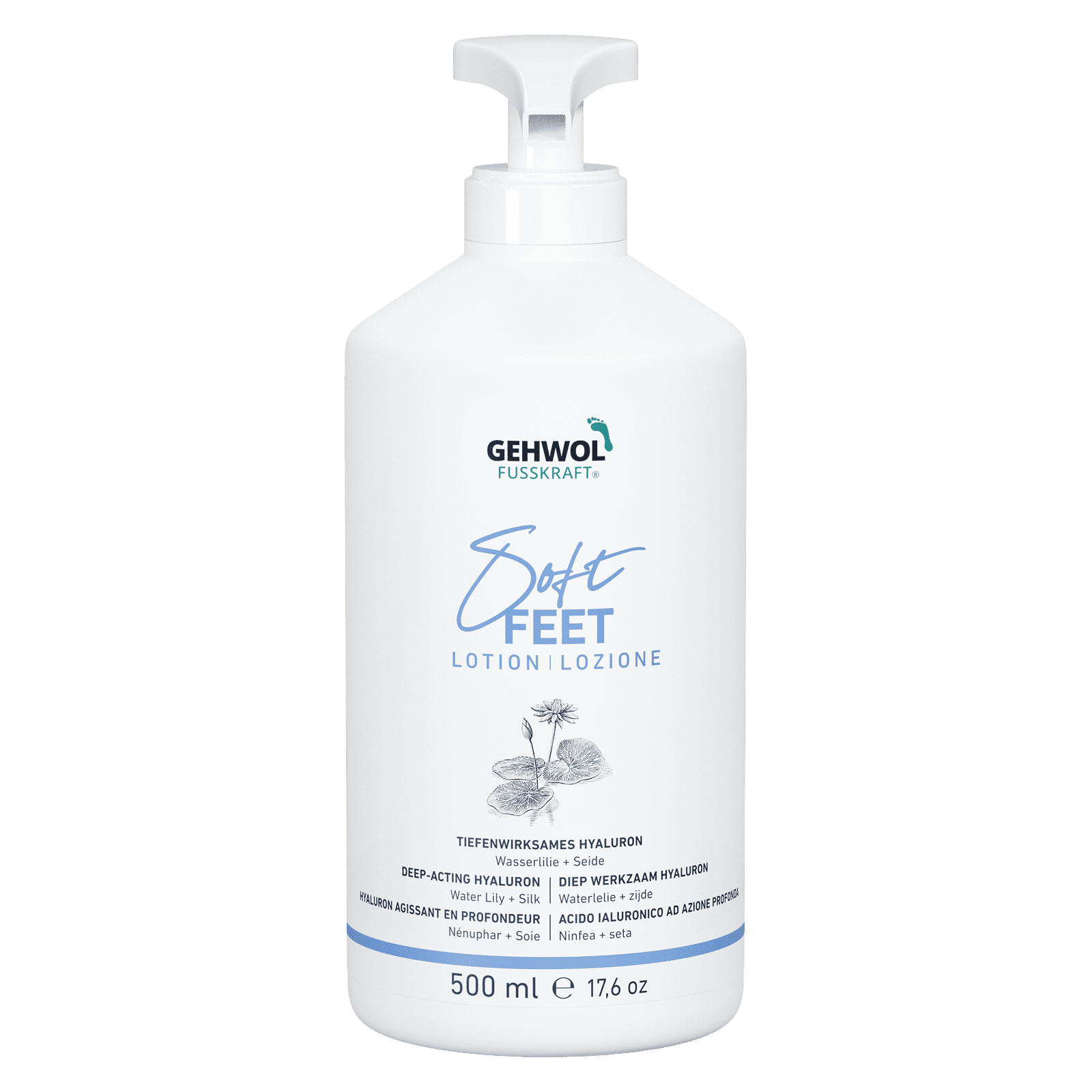 Gehwol Soft Feet Lotion - Лосьон Водяная лилия и Шелк 500 мл