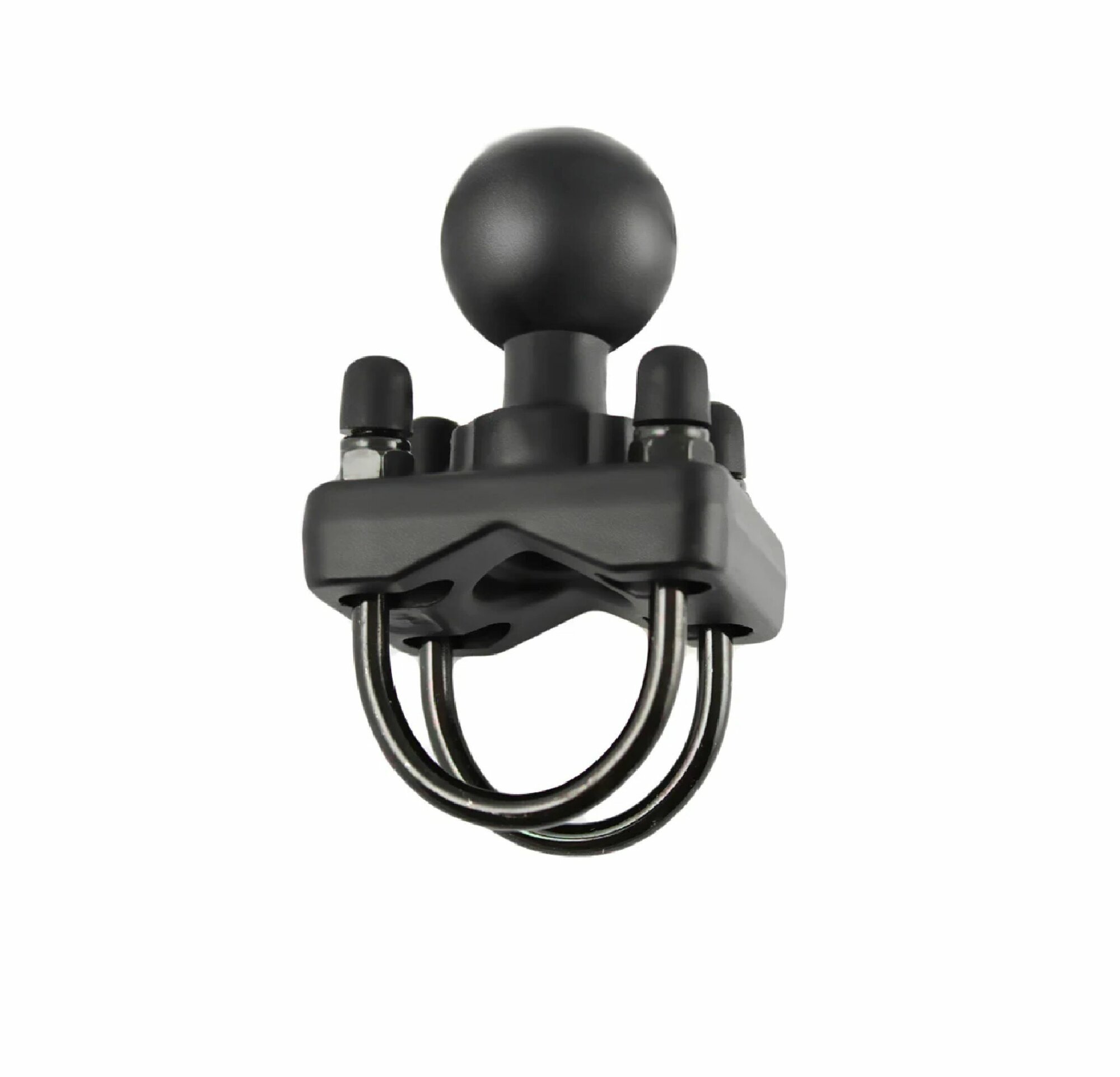 RAM-235-1U мото крепление RAM на трубу 32-38 мм (1,25-1,5"), 2 U-образные скобы, шар 38 мм