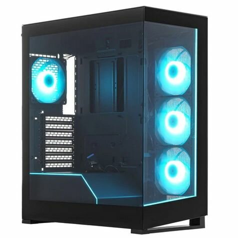 Компьютерный корпус PHANTEKS NV5S (PH-NV523s_DBK01) черный - Mid Tower, E-ATX, Micro-ATX, Mini-ITX, Standard-ATX, USB 3.2 Gen 2 Type-C