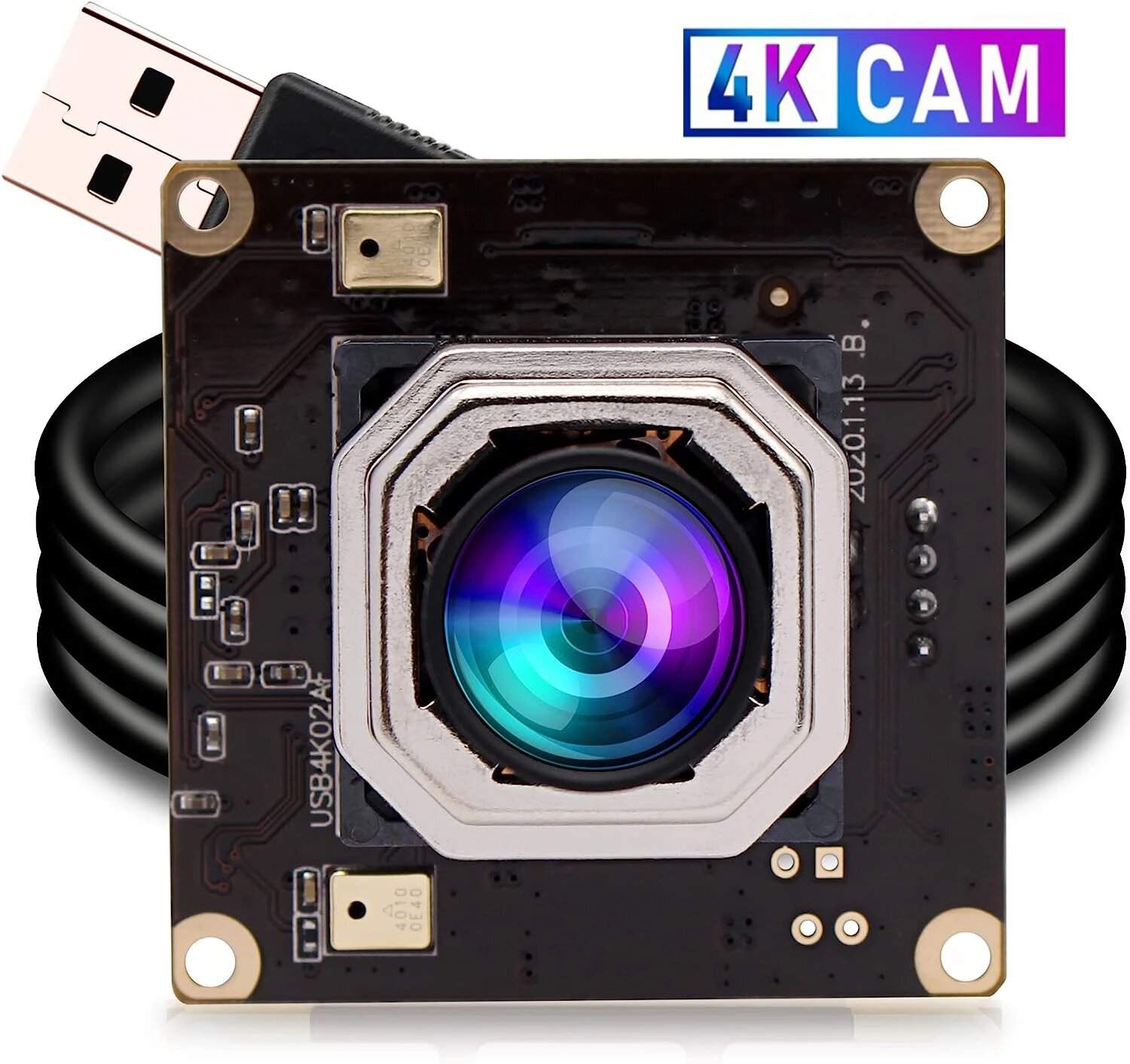 ELP 4K USB камера с автофокусом, Sensor Size: ELP-USB4K02AF-V100