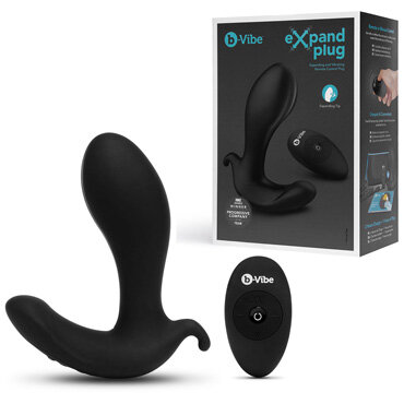 Анальный стимулятор EXPAND PLUG С расширением и вибрацией