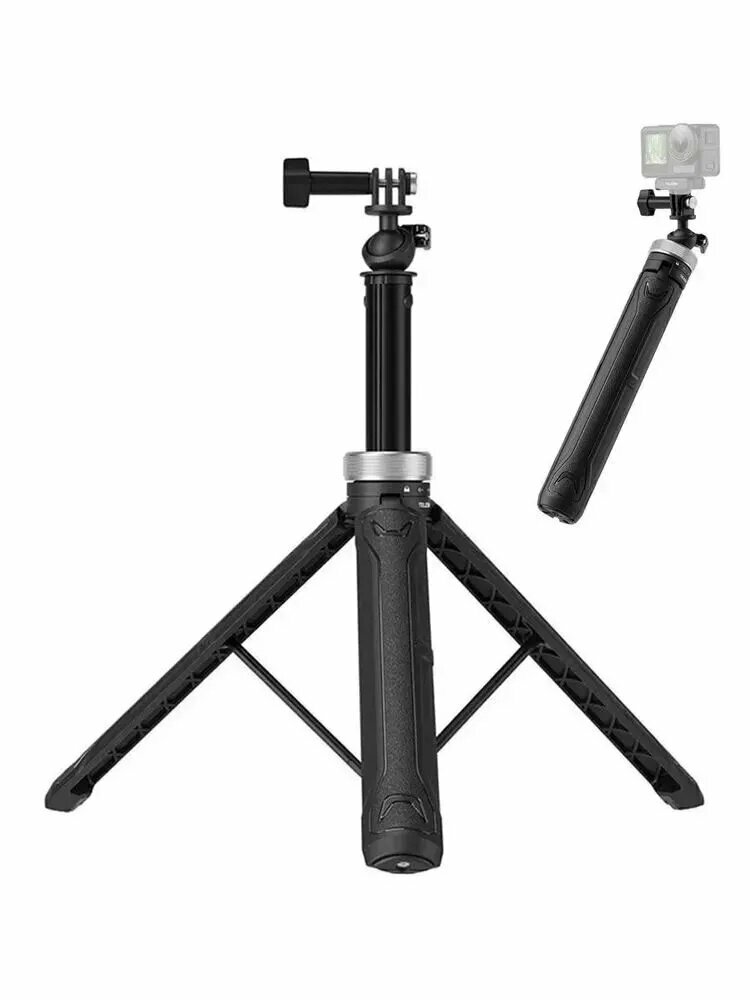 Монопод штатив Telesin (панорамный) для экшн-камер Go Pro 13/12/11/10/9, Insta360, SJCAM, DJI, Akaso, селфи-палка S1-TSS-01
