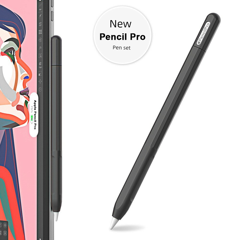 Подходит для Apple Pencil pro, чехол для ручки, новый емкостный чехол для планшета iPad, силиконовый противоскользящий
