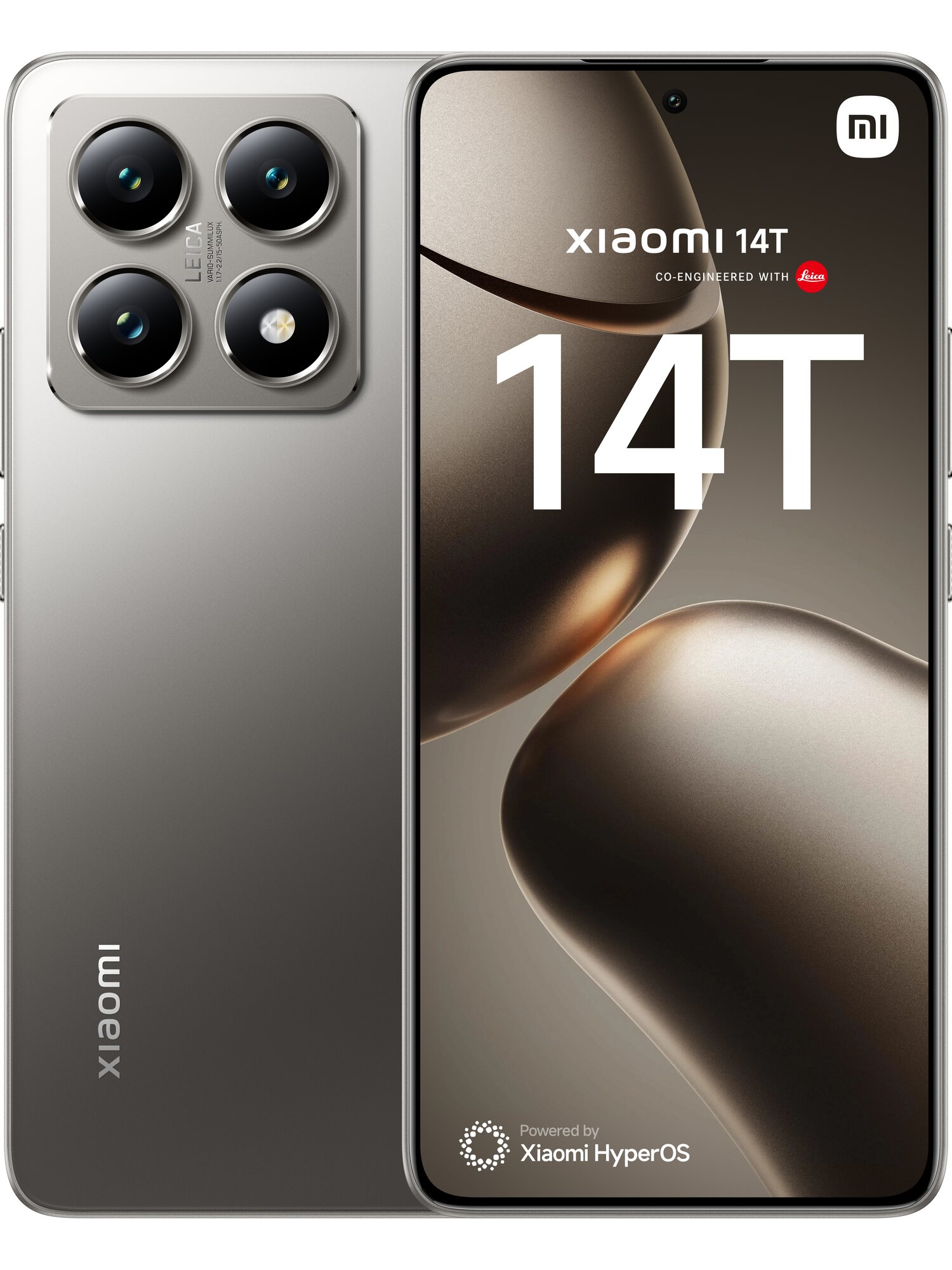 Смартфон Xiaomi 14T 12/256 ГБ RU, Dual: nano SIM + eSIM, титановый серый
