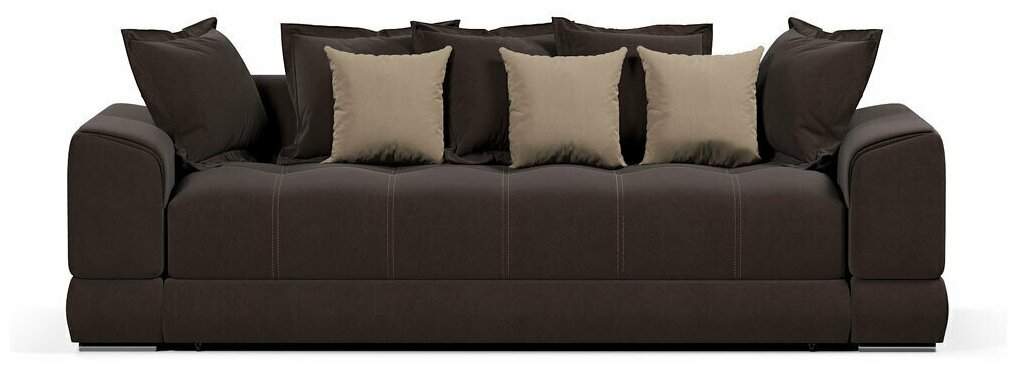 Диван-кровать Нордкиса (Nordkisa), Еврокнижка, 260х105х87 см, диван с ящиком для белья, мягкие подлокотники