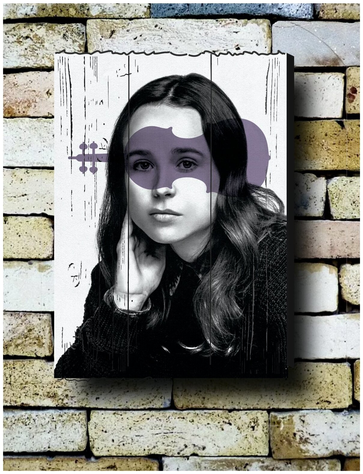 Картина на досках 'Академия Амбрелла. Номер Семь' 30/40 см