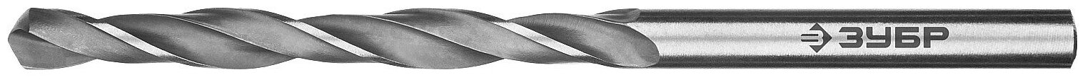 ЗУБР ПРОФ-в 4.9х86мм, Сверло по металлу, сталь Р6М5, класс В (29621-4.9)