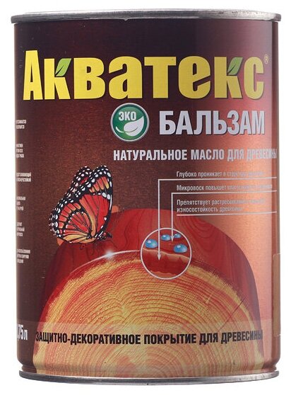 Масло Акватекс Бальзам для дерева дуб 0,75 л