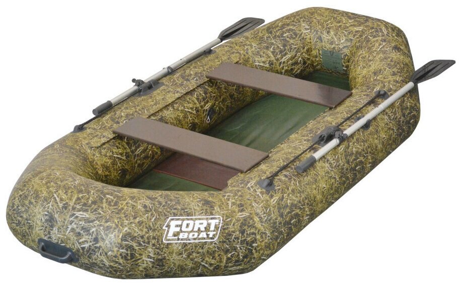 Надувная лодка ПВХ FORT boat 280 (камуфляж камыш)