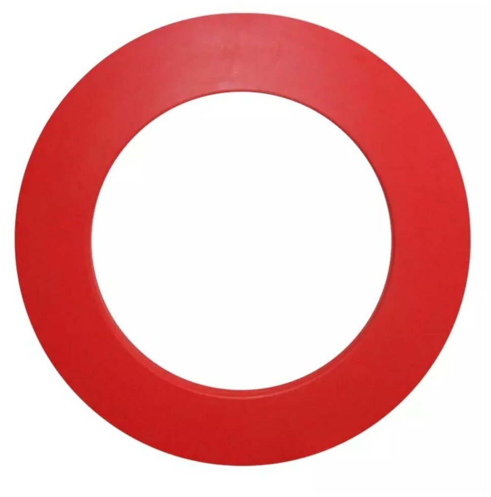 Защитное кольцо, для мишени для дартса, полиуретан, 45 см, красное