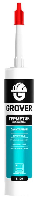 Герметик Grover S100 GRH230 прозрачный 280 мл
