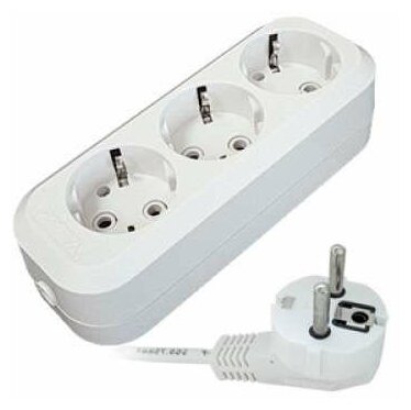 Удлинитель 3х10м с заземл. 10А IP20 E-303 ПВС 3х1 АБС-пластик UNIVersal 9631980