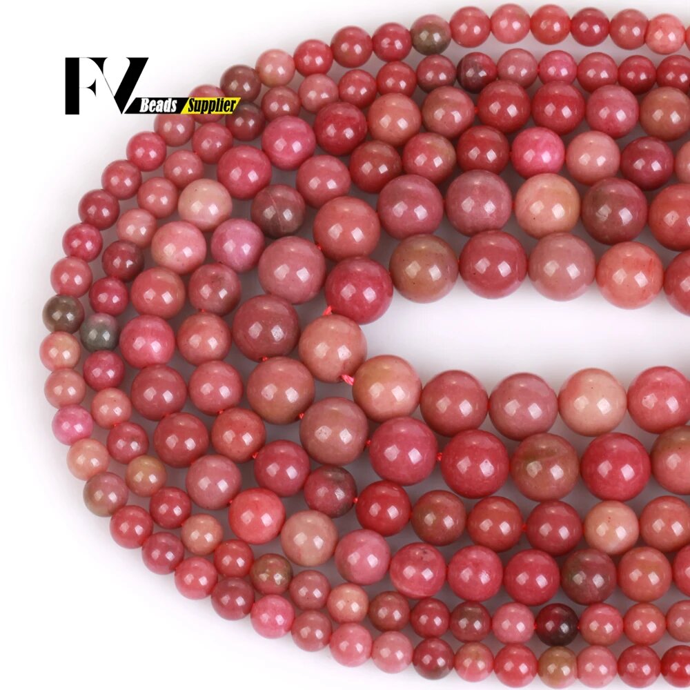 Бусины из родонита и агата fascinante viento 6/8/10 мм 10mm about 37pcs