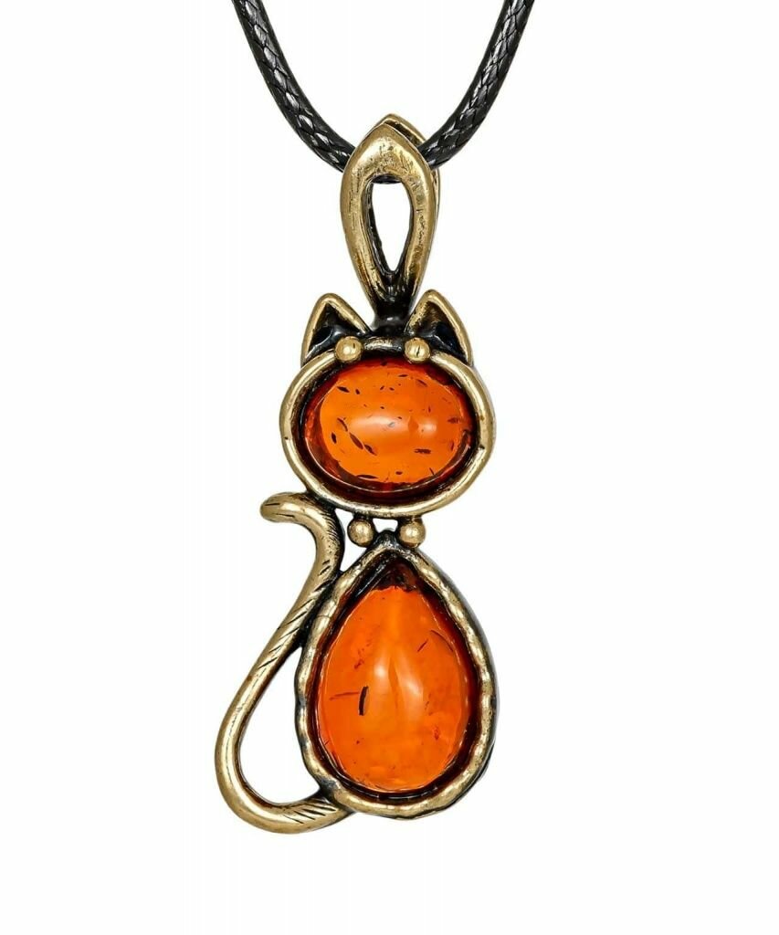 Колье, янтарь