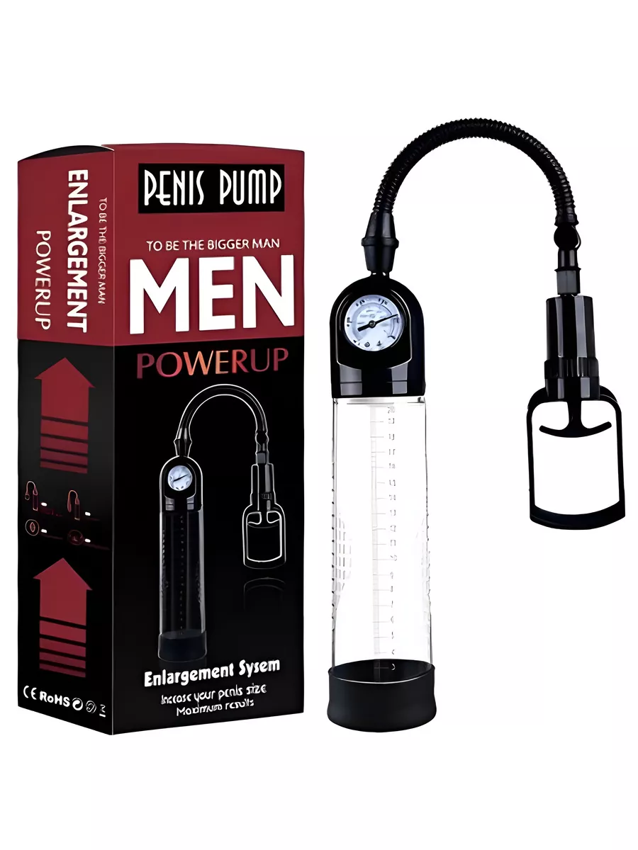 Вакуумная помпа для пениса Penis Pump Powerup, бесцветная