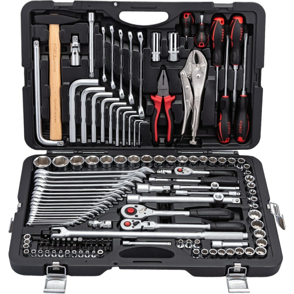 Набор инструмента с 6-ти гранными головками FORCE 142 предмета 41421R