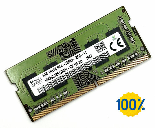 Оперативная память DDR4 4Gb 2666 Mhz SK Hynix HMA851S6JJR6N-VK PC4 ...