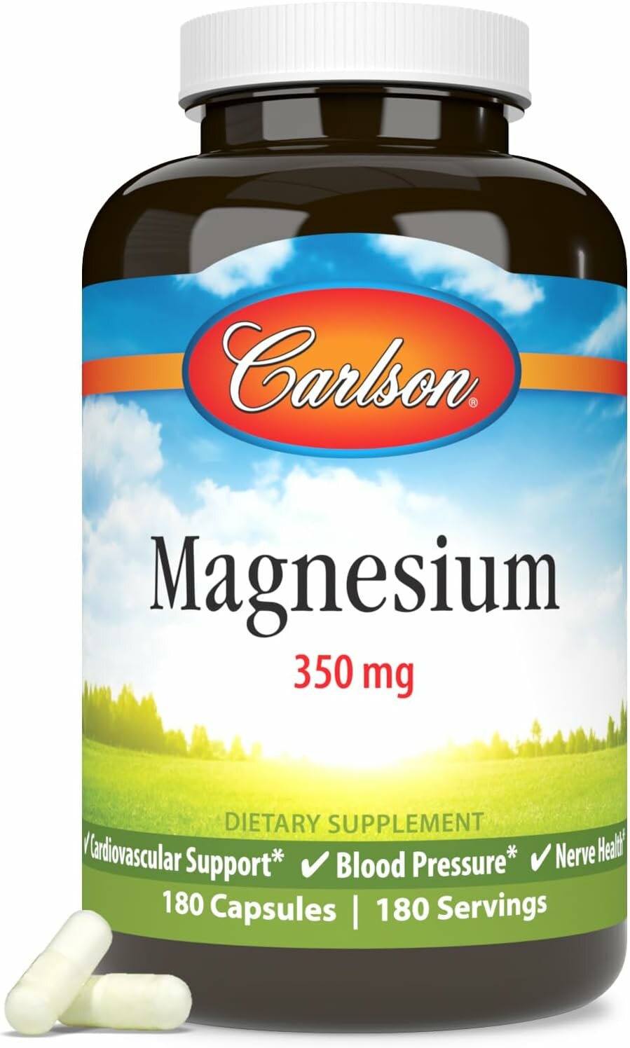 Carlson Magnesium 350 mg 180 capsules (магний 350 мг)