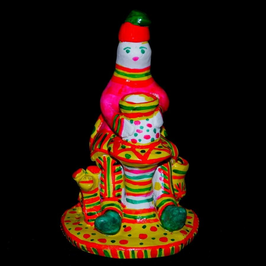 Гончар 10-13 см, Филимоновская глиняная игрушка, ручная авторская работа