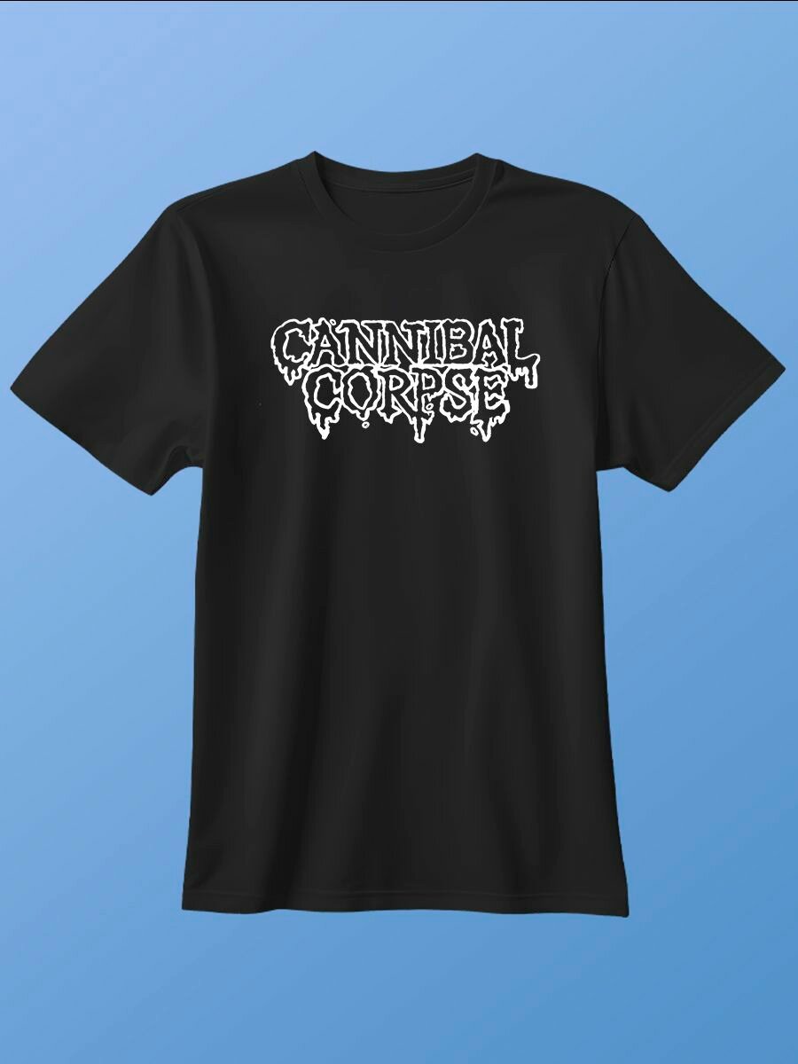 Футболка с надписью cannibal corpse