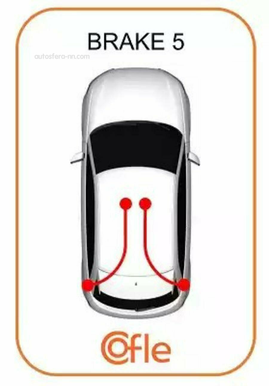 COFLE 116578 Трос стояночного тормоза лев задн RENAULT: CLIO(4)DR/BRAKE 12- 1485/1308 mm