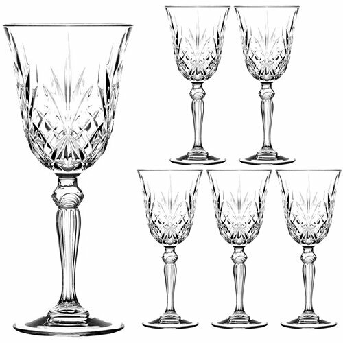 Бокалы для вина "Мелодия" 270 мл, 6 шт. RCR Италия