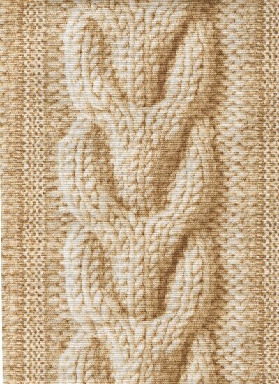 Ткань для штор, 280*100см Крочет цвет 1, печатная