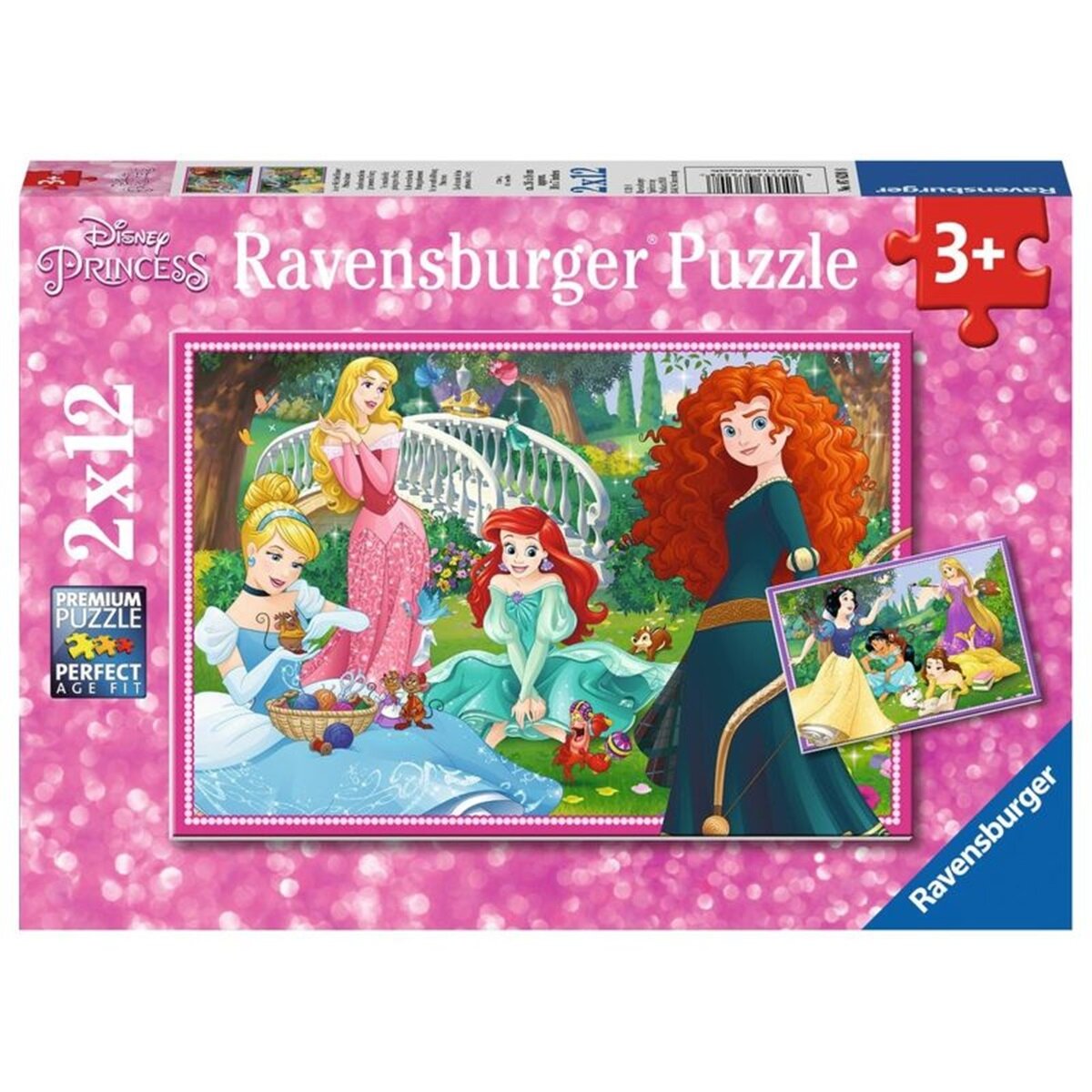 Пазл Ravensburger Дисней. Принцессы, 2x12 дет. 07620