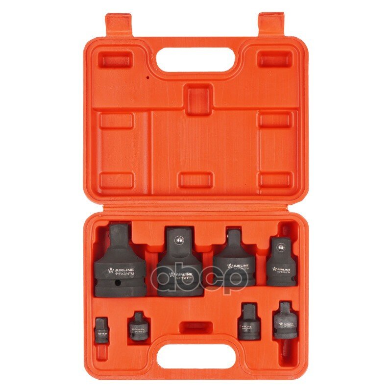 Набор Адаптеров Ударных 8 Пр. Пласт. Кейс. AIRLINE арт. ATAS084