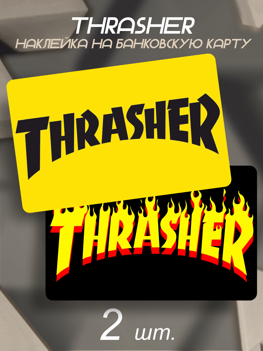Наклейка на карту Thrasher трешер
