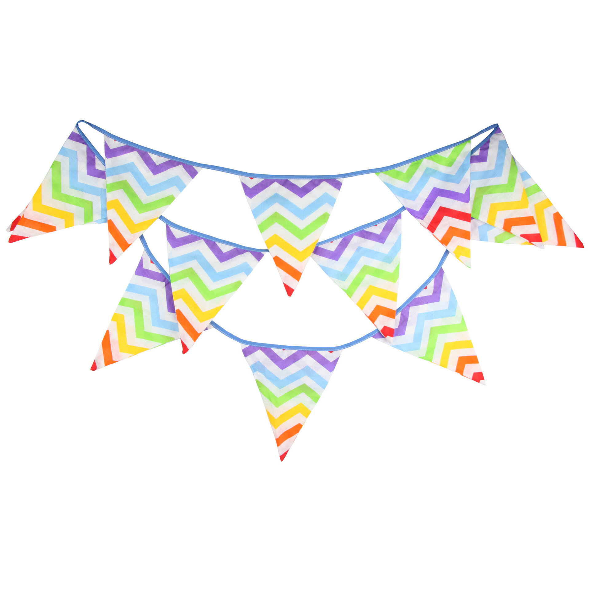 Вымпел Fluorescent Fiber "Радужная волна" SJQ087, хлопок, полиэстер, 3,6м