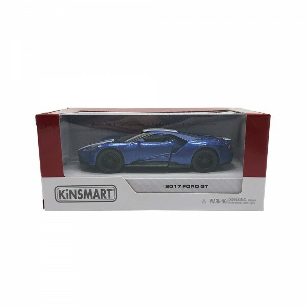 Машинка Kinsmart Ford GT 2017 1:38 (синяя), арт. КТ5391/2