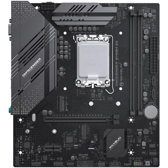 Материнская плата Maxsun MS-Challenger B760M D5 WIFI (LGA1700, mATX)