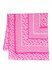 Шарф Versace All-over monogram-print scarf для женщин, розовый